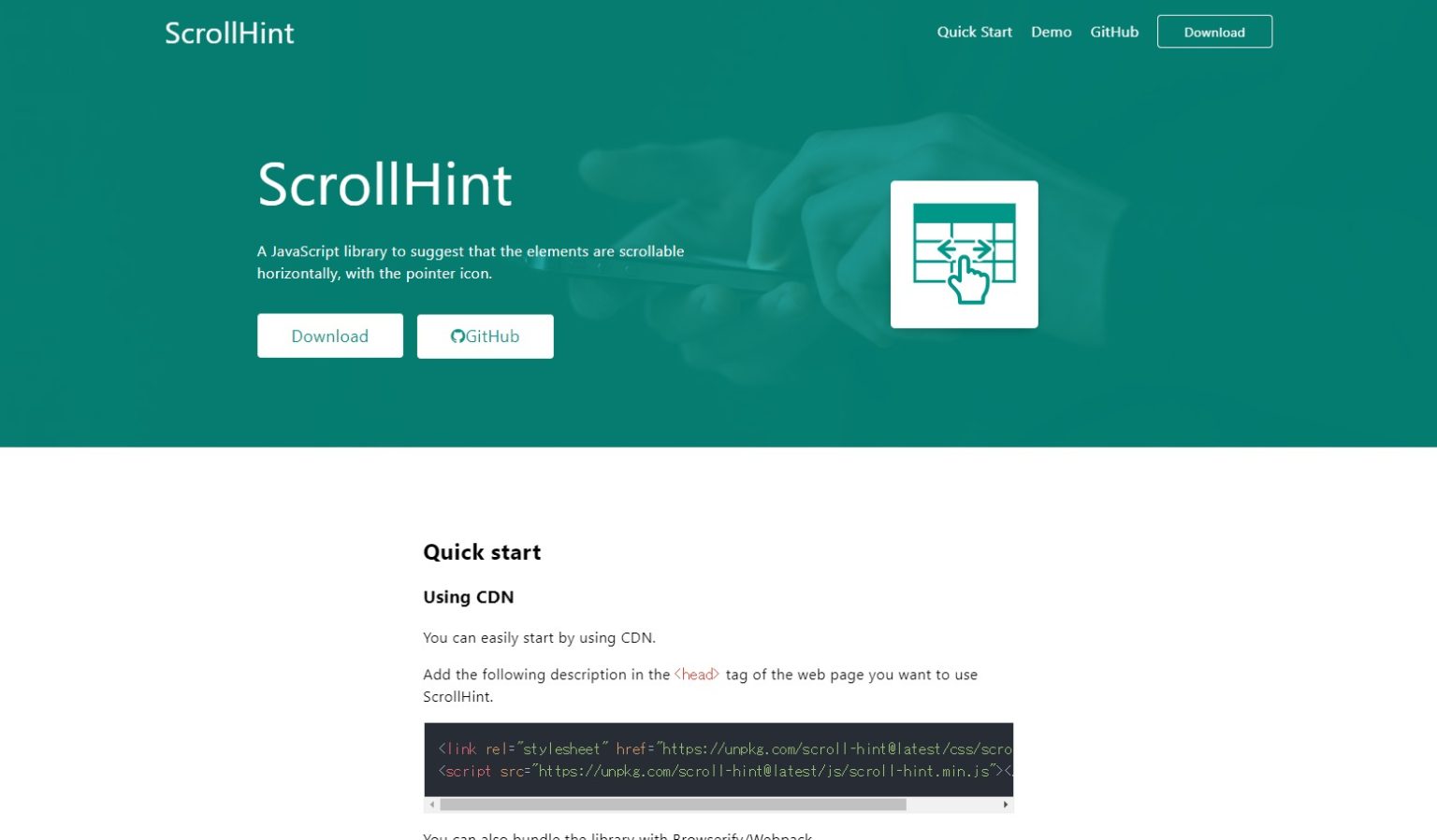 JavaScriptでユーザー体験を向上：横スクロール可能な要素にヒントを表示 | 新潟のホームページ制作｜Web制作会社 グローワークス